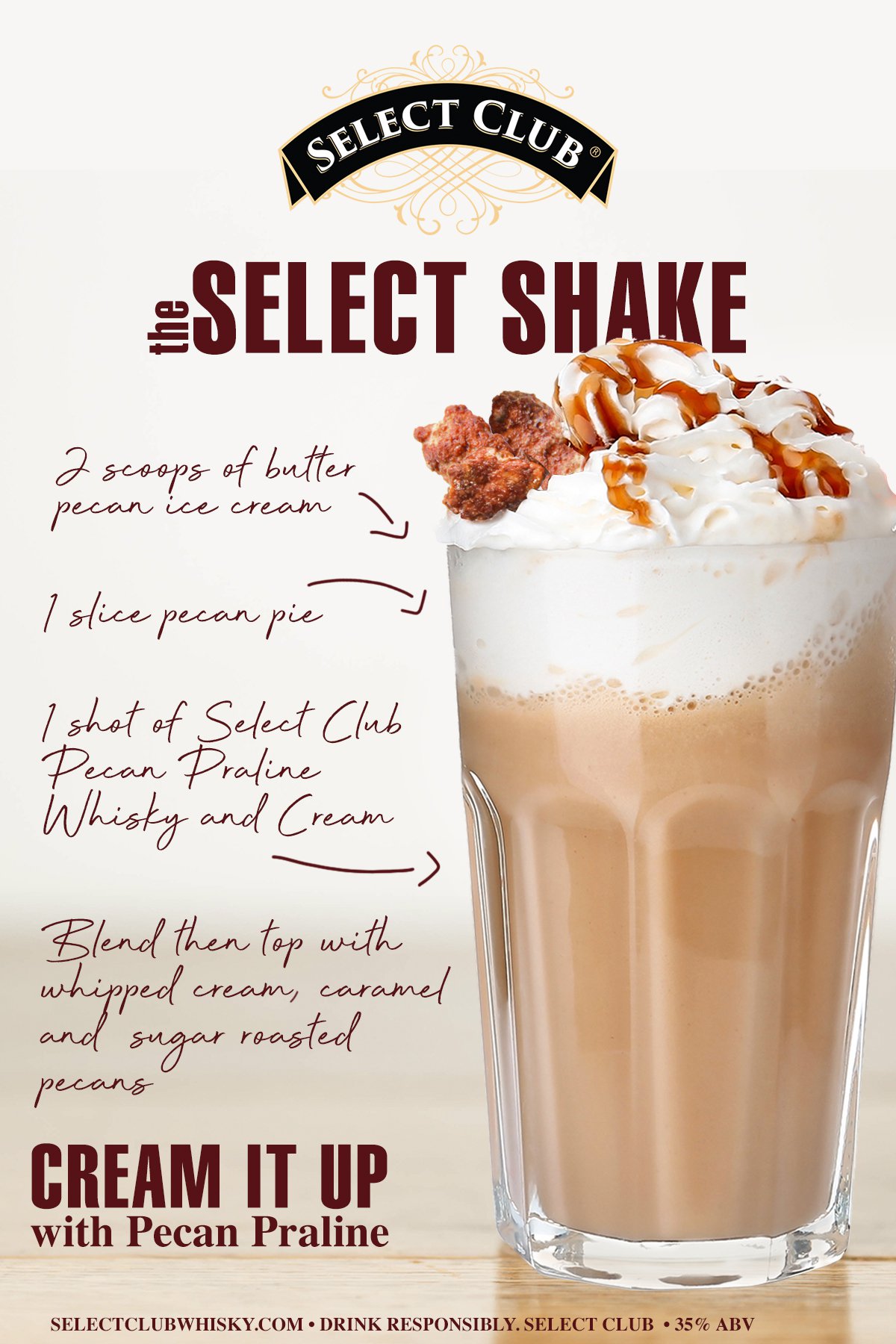 Select Shake Recipe Card